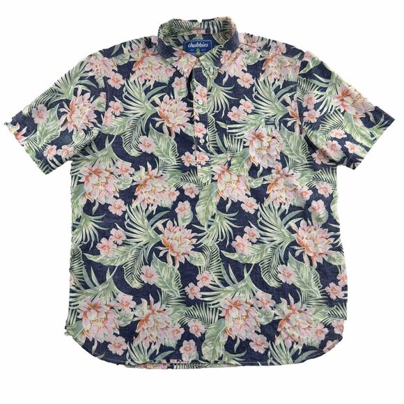 chubbies | Shirts | Chubbies Mens Xl The Resort Wear Popover Shirt ...